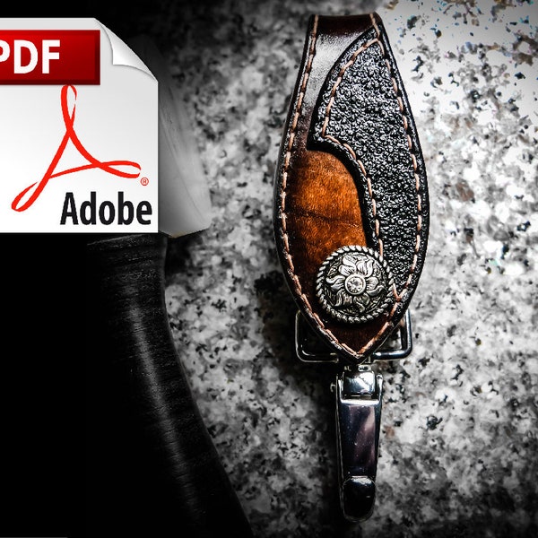 Leather Keychain Pattern - Etsy