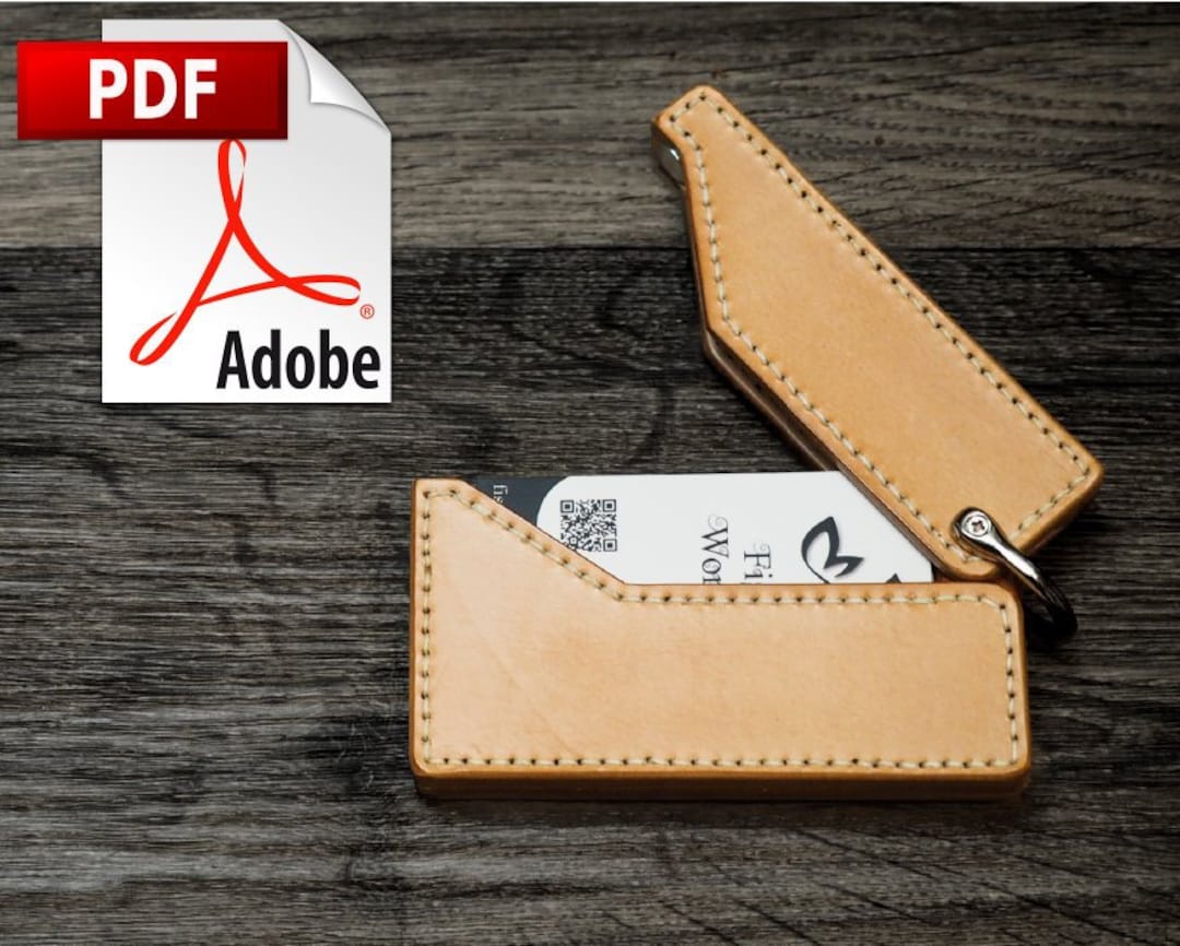 Flip Open Card Case Printable PDF Pattern Download - Etsy