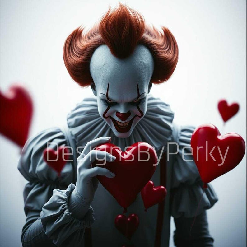 Bundle - Pennywise IT Inspired Fan Art, Clown Colorful, Horror, Sublimation Digital Files PNG ...