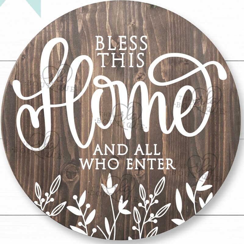 Bless This Home Sign - Etsy