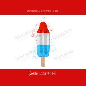 4th of July Ice Cream PNG Bomb Pop PNG Independence Day Popsicle ...