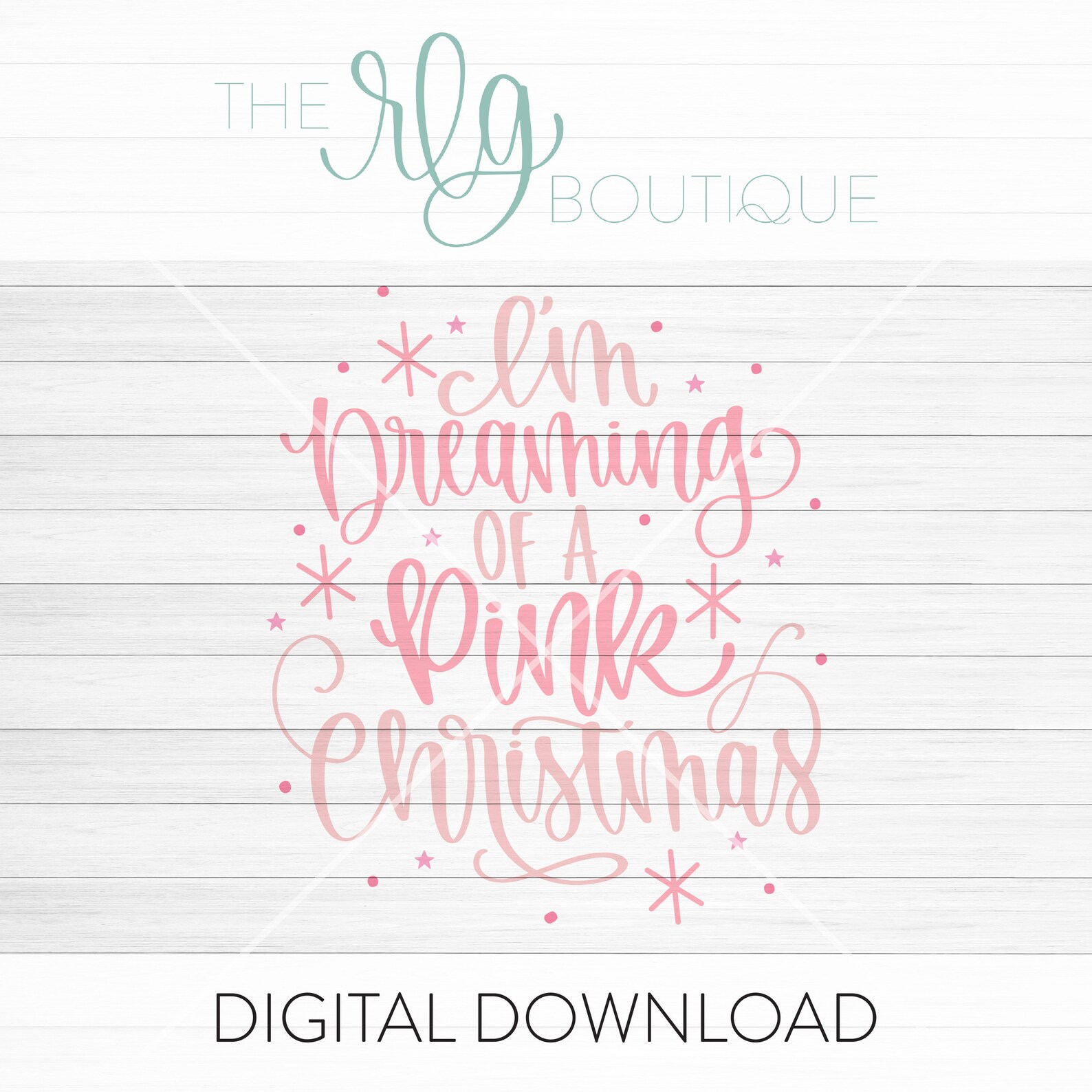 I'm Dreaming of a Pink Christmas SVG Cricut Design - Etsy