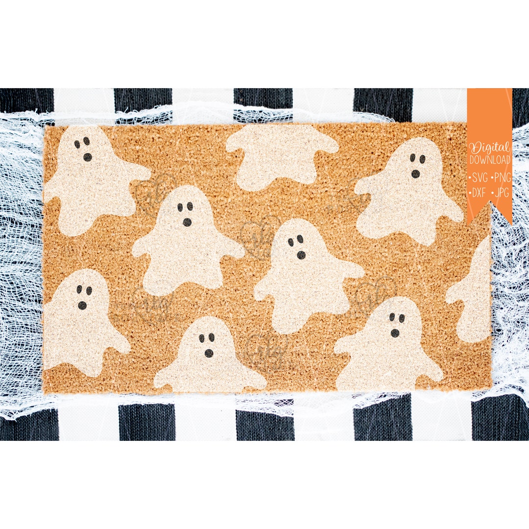 Ghost 18x30 Doormat Design Halloween Design File - Etsy