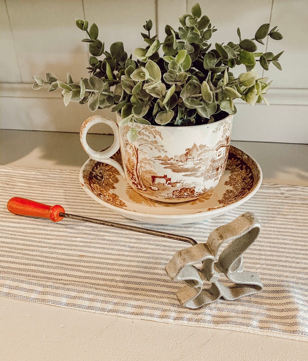 Vintage Kitchen Utensil | Red Handle Kitchen Tool - Etsy