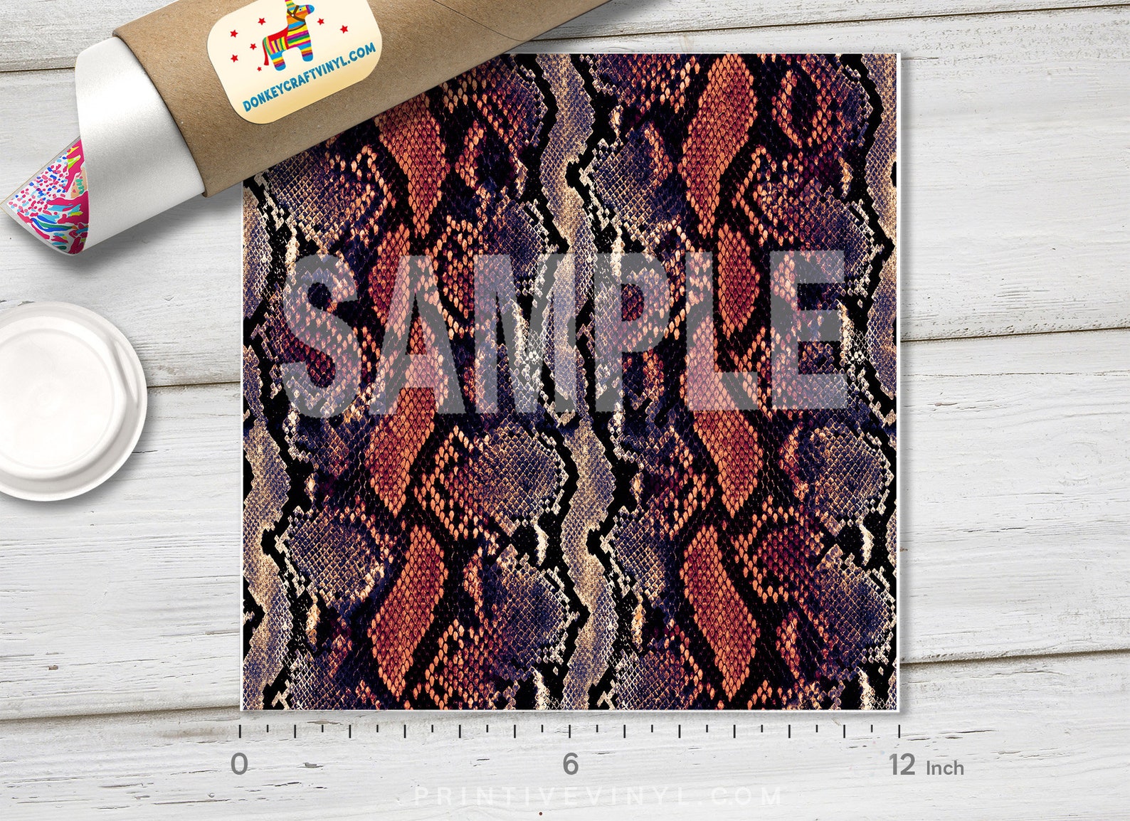 Patterned Vinyl Python skin snake Skin pattern Printed HTV | Etsy