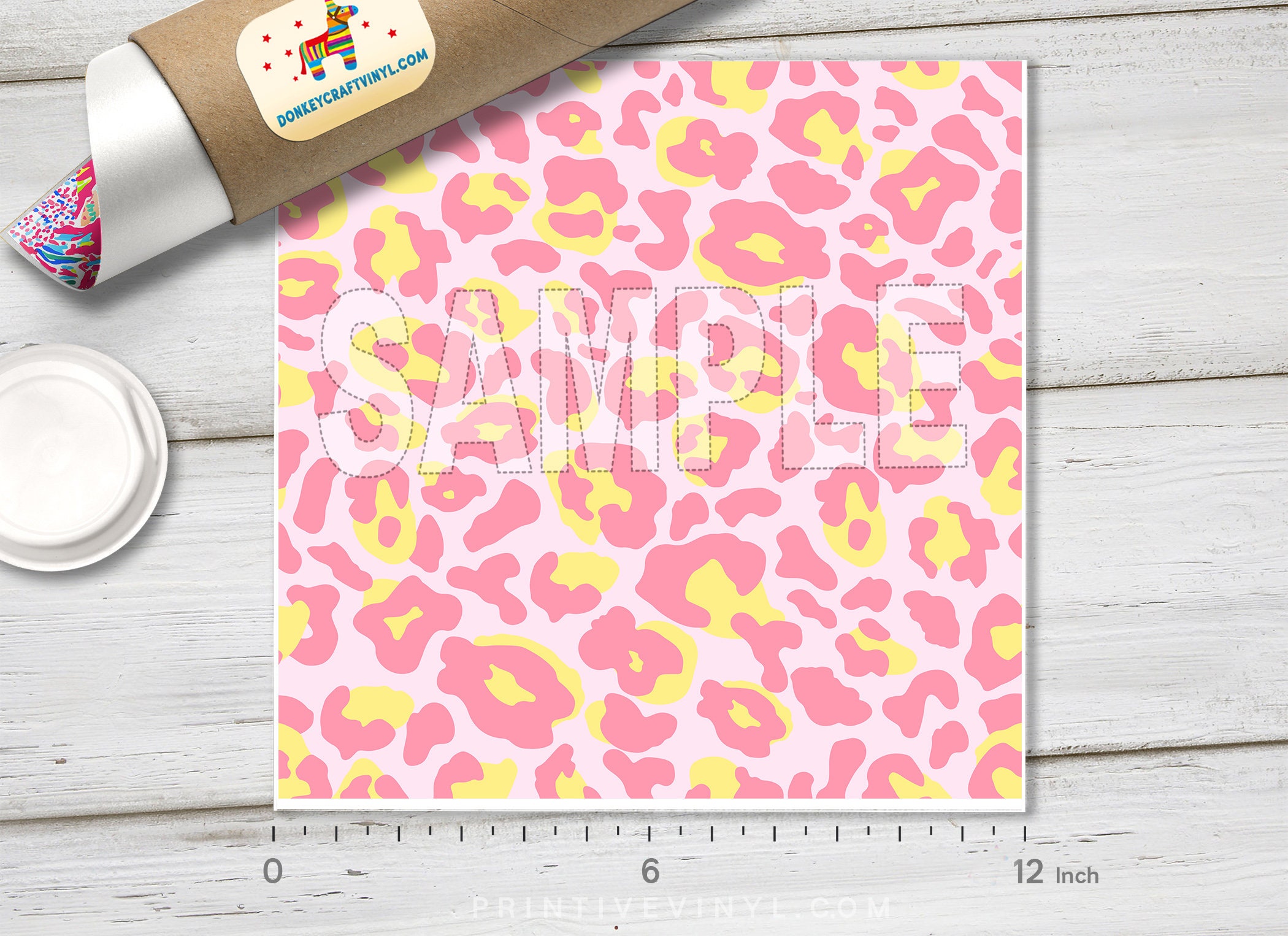 Pastel Leopard Cheetah Animal Printed HTV, Patterned Vinyl, Iron on ...