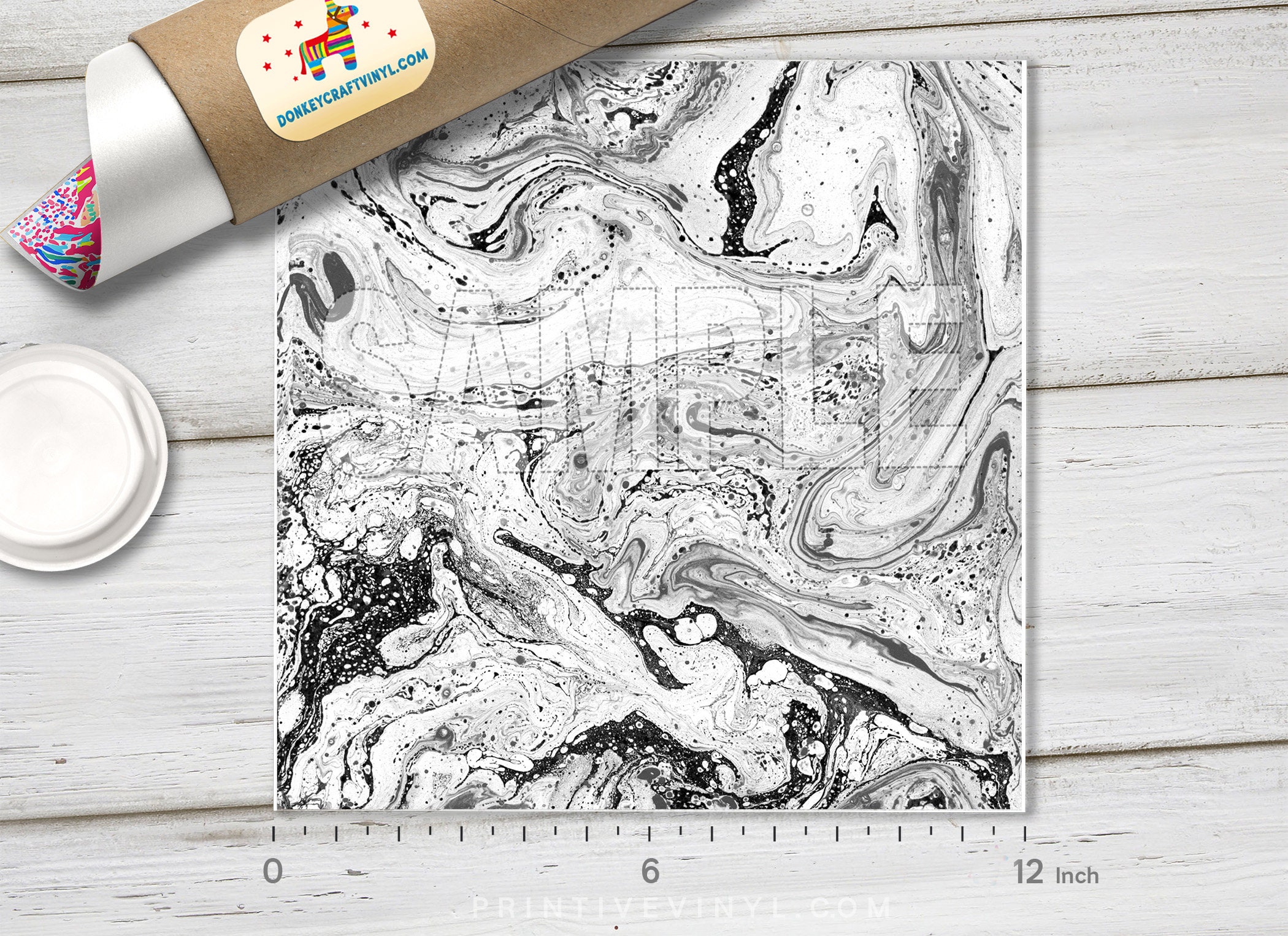 Black Marble Printed HTV Patterned Iron on Vinyl Pattern - Etsy