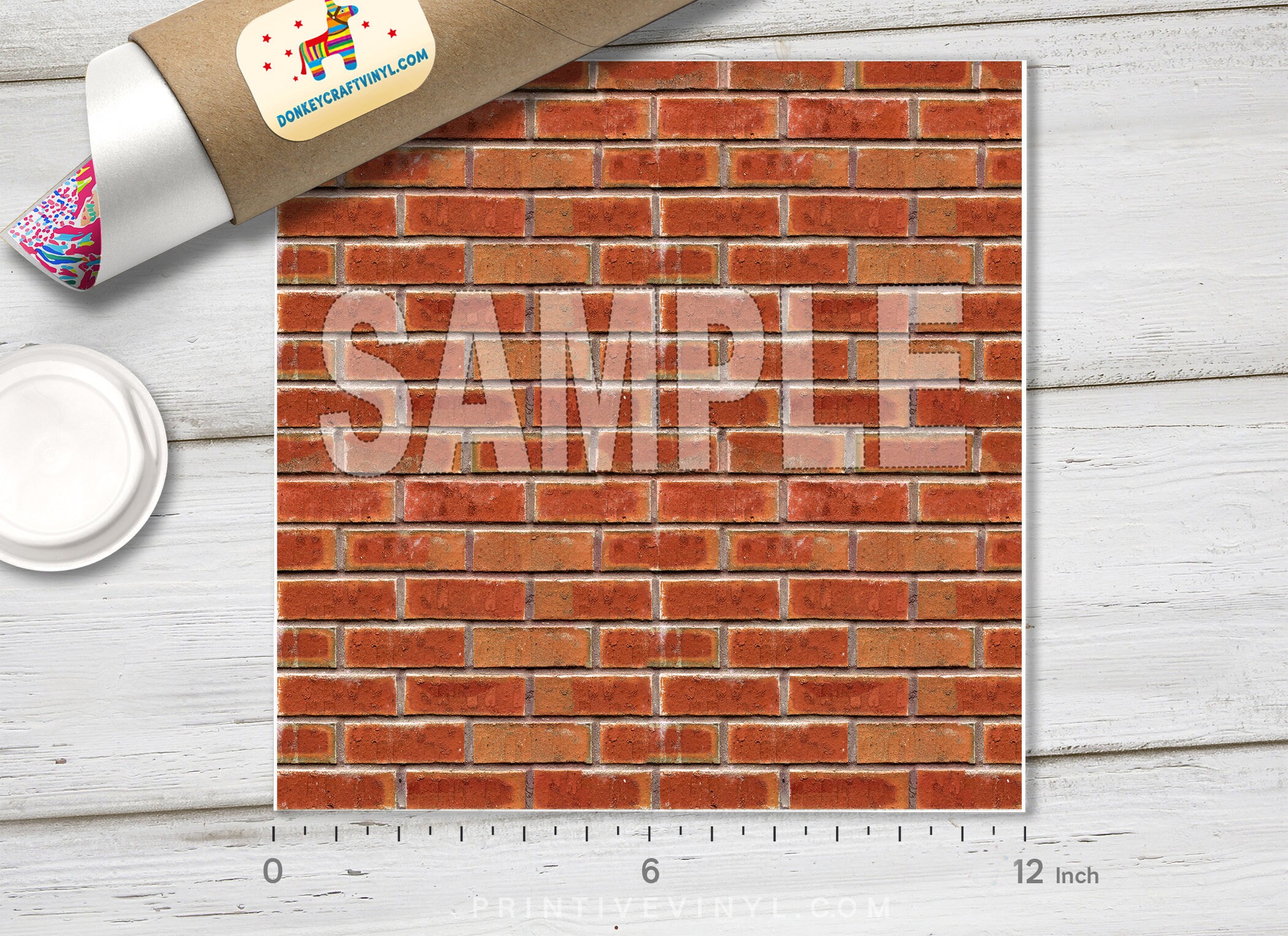 Brick Texture Printed Vinyl, Pattern HTV, Iron on Patterned HTV ...
