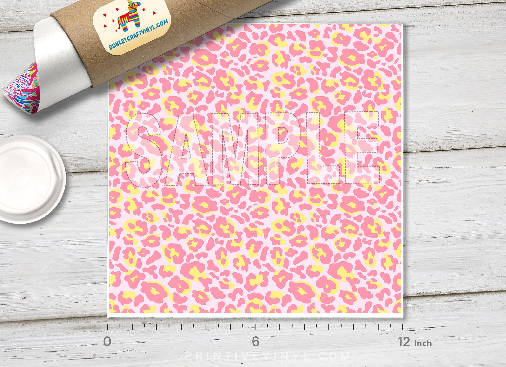 Pastel Leopard Cheetah Animal Printed HTV, Patterned Vinyl, Iron on ...