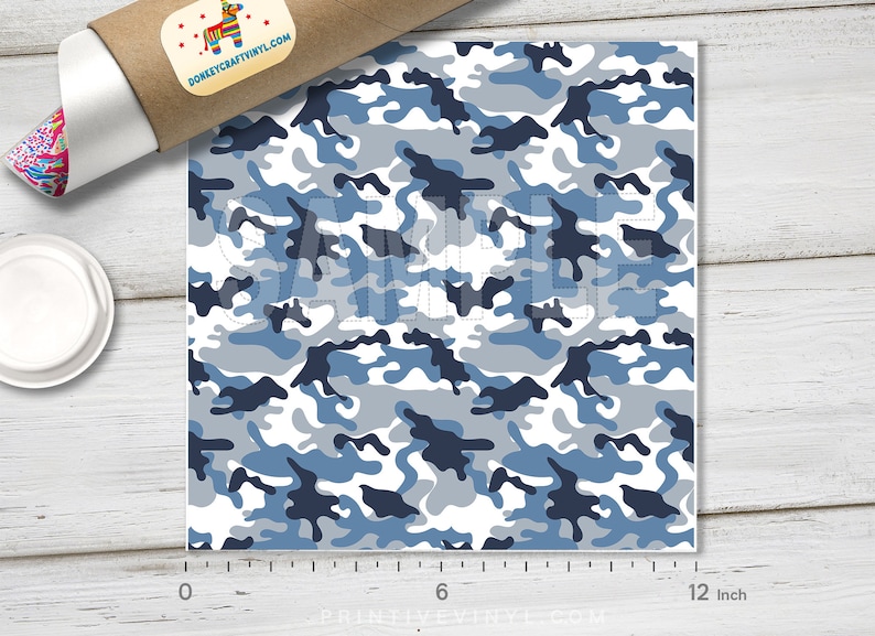 Military Camouflage Printed HTV Pattern Vinyl Iron on Vinyl | Etsy