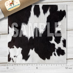 Patterned Vinyl Cowhide Printed HTV, Animal Print,adhesive Craft Vinyl ...
