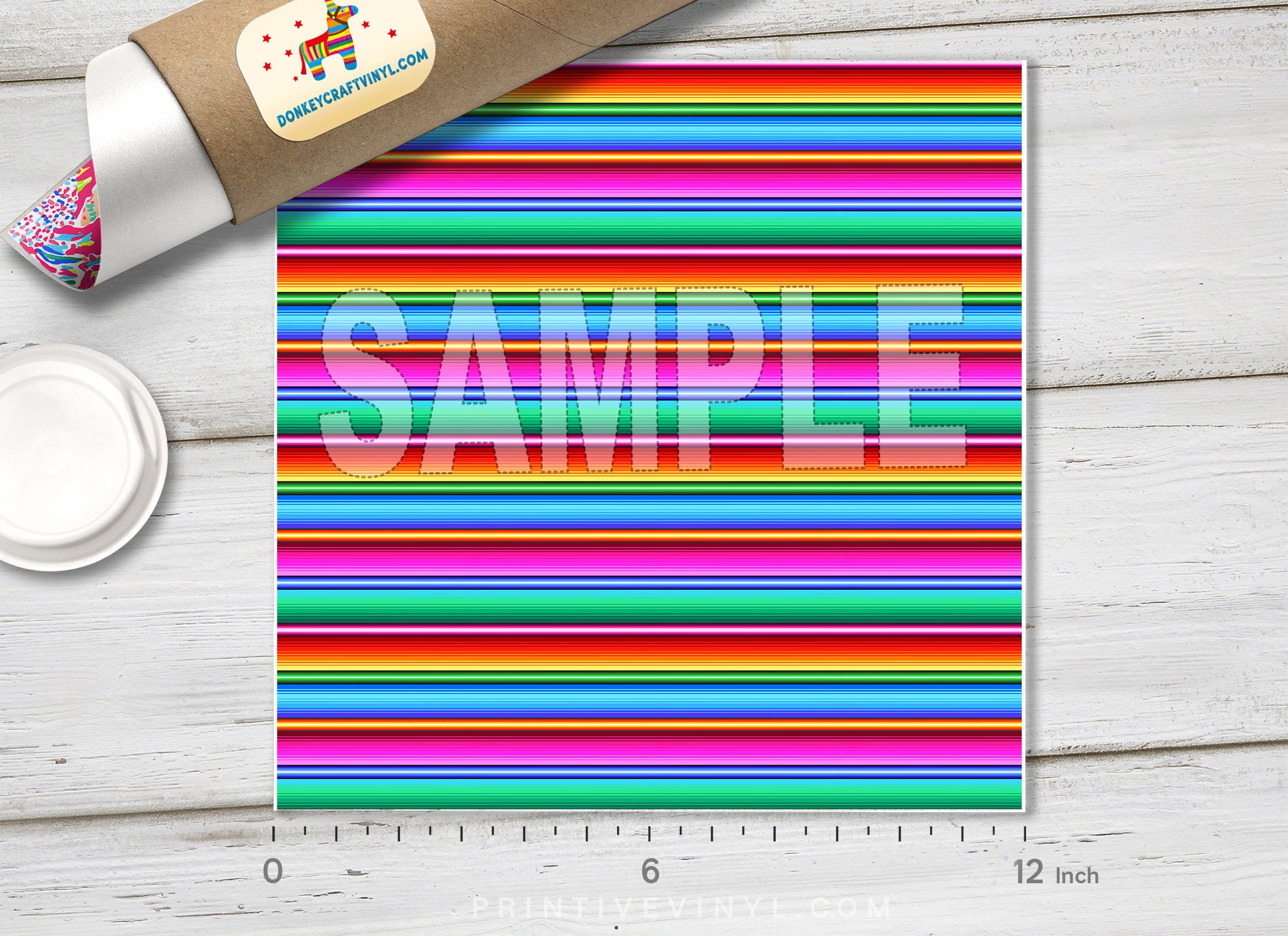 Mexican Serape Stripes Pattern Printed HTV Pattern Vinyl | Etsy