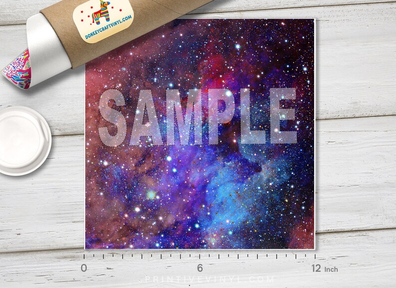 Patterned Vinyl Galaxy Nebula Pattern Printed HTV Iron on - Etsy