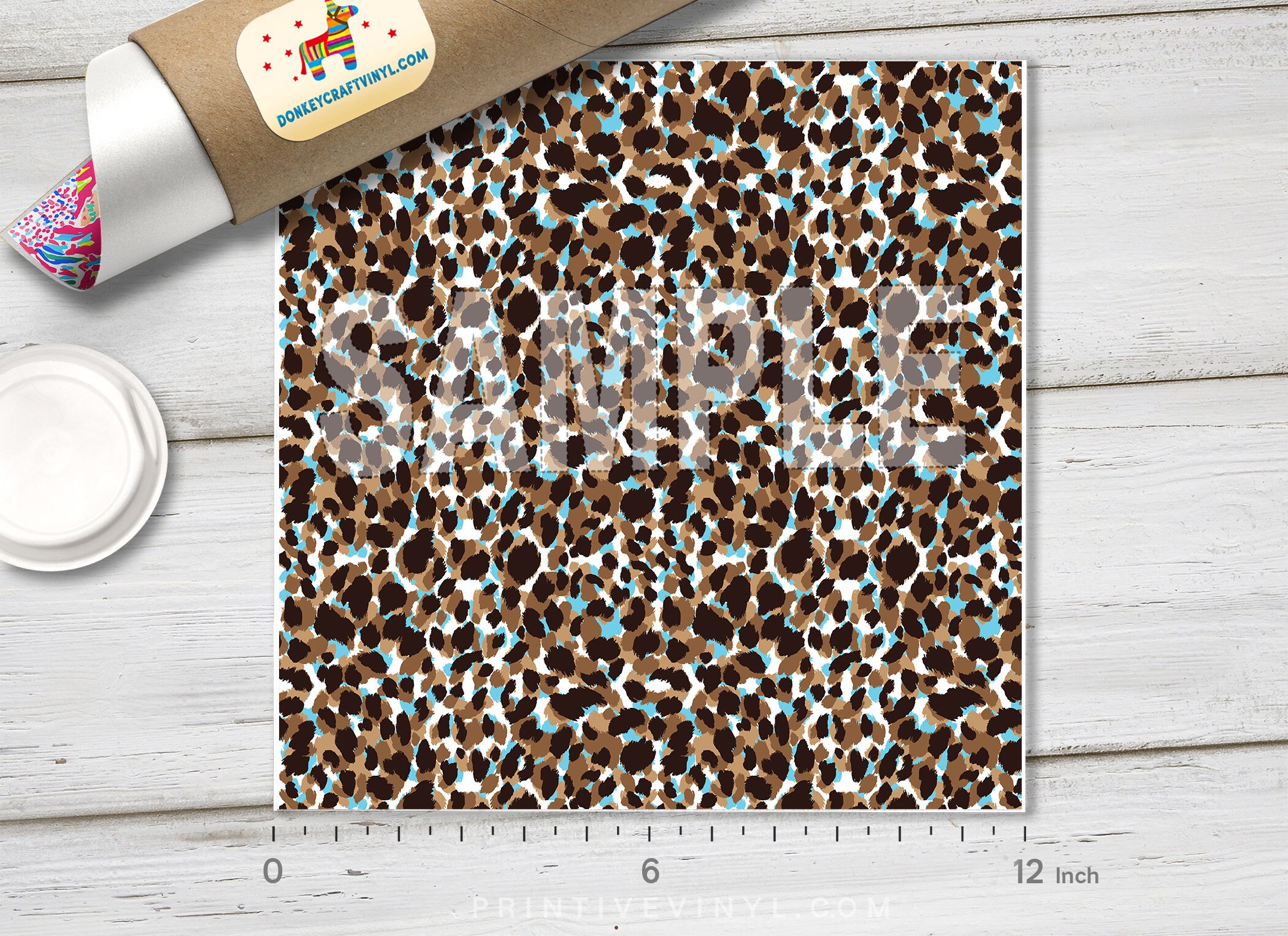 Trendy Leopard Printed Vinyl Pattern HTV Patterned Vinyl - Etsy