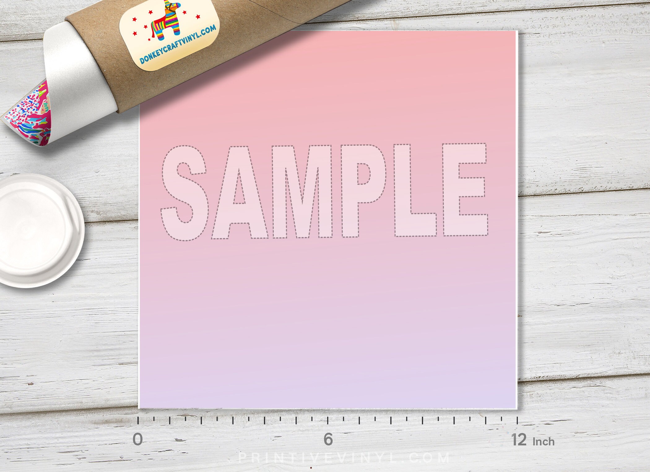 Patterned Vinyl | Soft Color Gradient Ombre Pattern Printed HTV, Iron ...