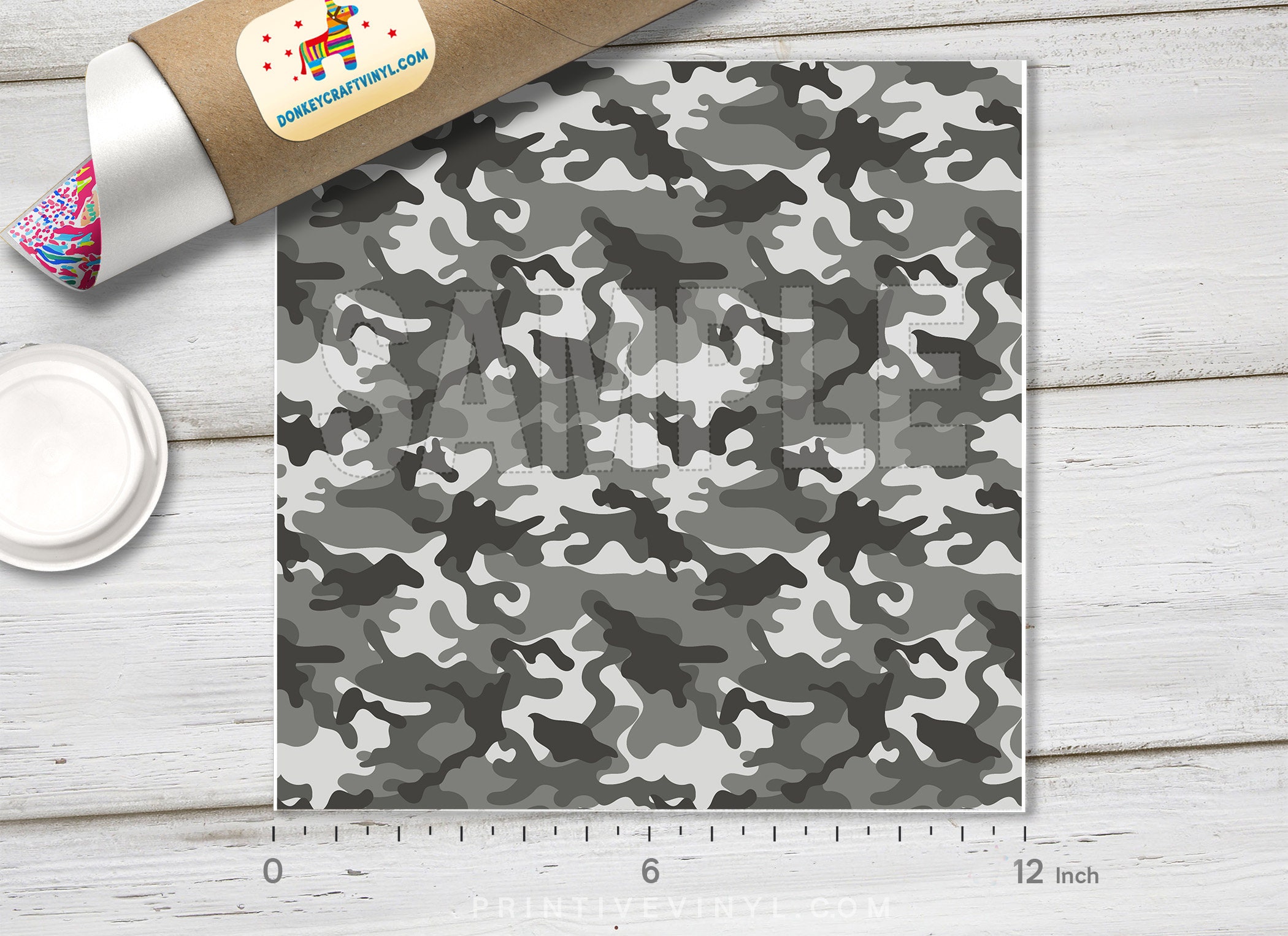 Gray Military Camouflage Printed HTV, Pattern Vinyl, Glitter HTV, Faux ...