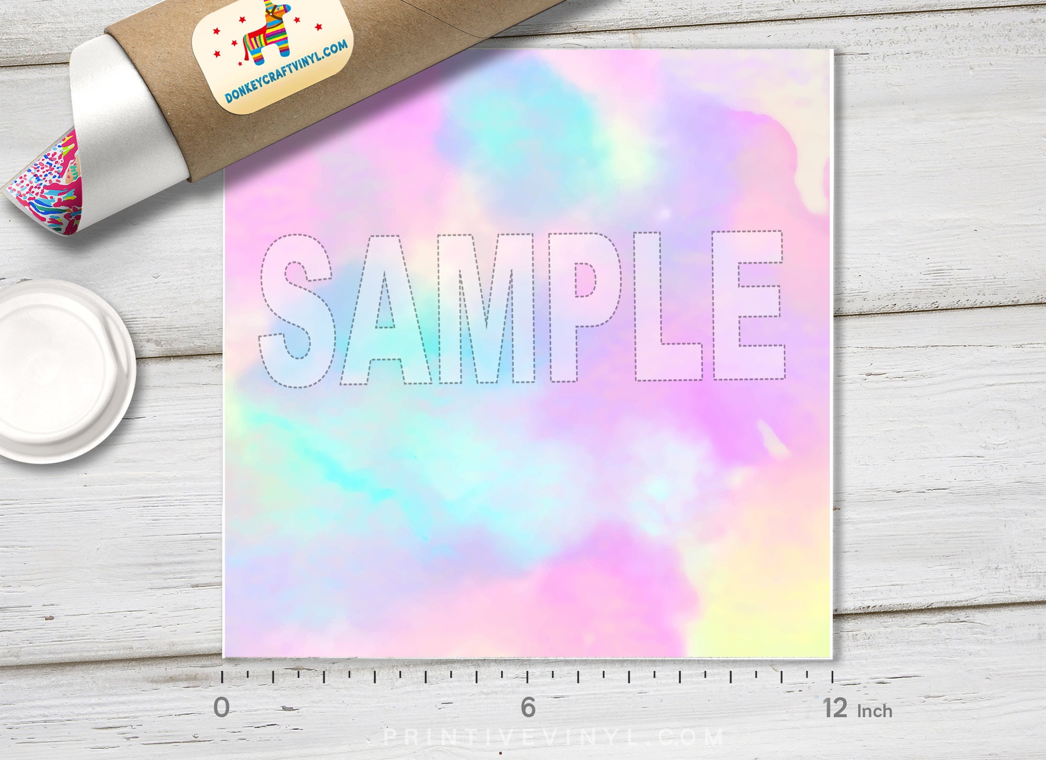 Patterned Vinyl | Colorful Watercolor Ombre Pattern Printed HTV, Iron ...