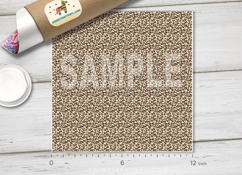 Love Heart Leopard Patterned HTV Iron on Vinyl Siser Heat - Etsy