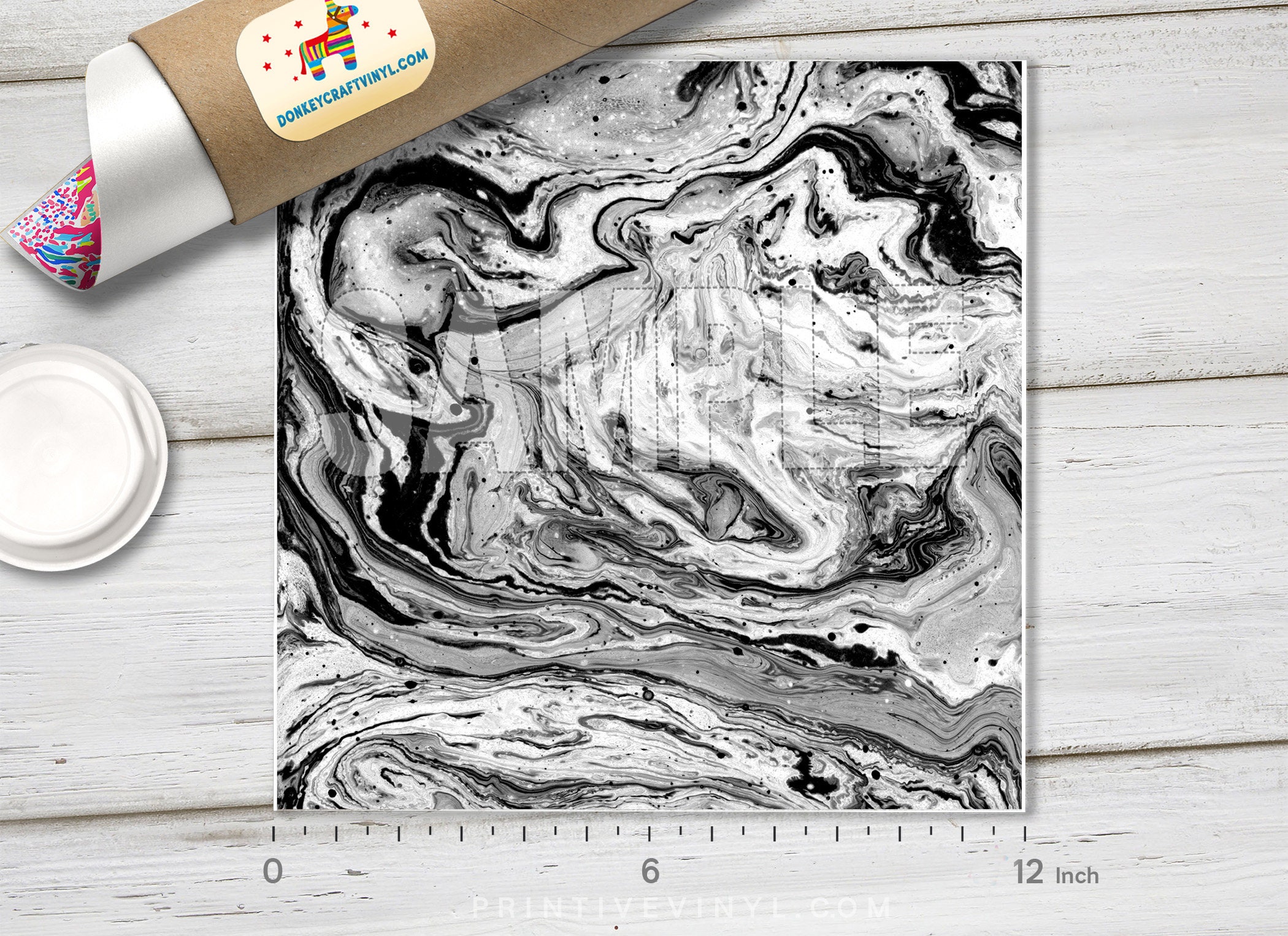 Black Marble Printed HTV Patterned Iron on Vinyl Pattern - Etsy