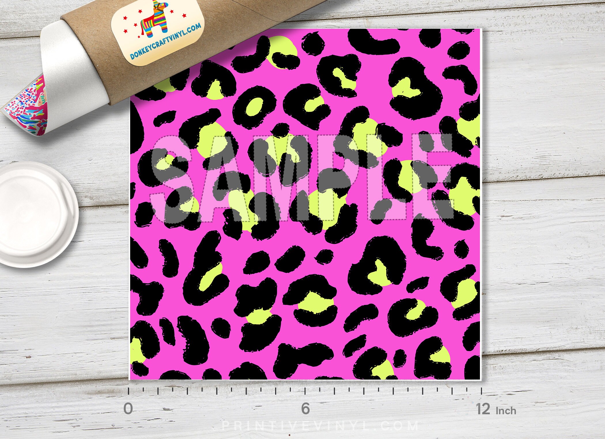Pink Leopard Cheetah Animal Printed HTV, Patterned Vinyl, Iron on Vinyl ...