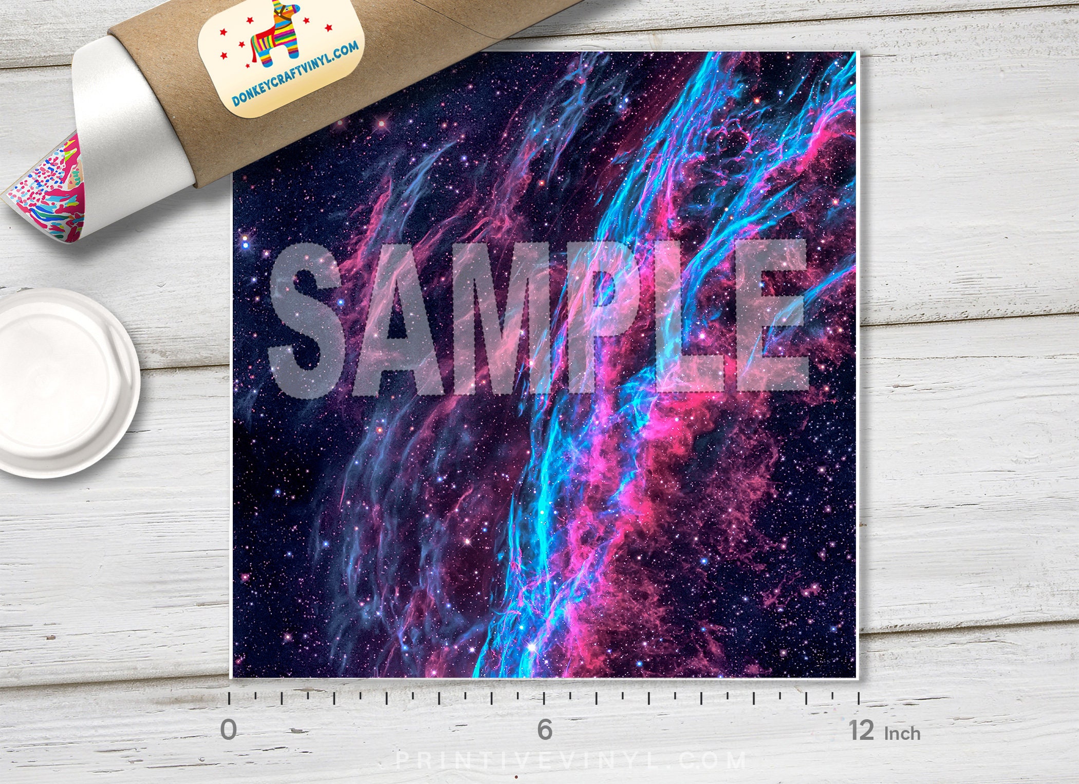 Galaxy Starry Night Sky Nebula Printed HTV Pattern Vinyl | Etsy