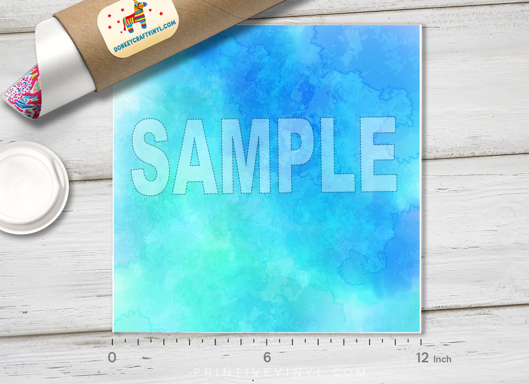 Patterned Vinyl Watercolor Ombre Pattern Printed HTV Iron - Etsy