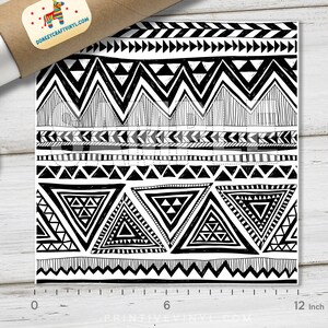 Tribal Navajo Printed HTV, Pattern Vinyl, Patterned HTV, Iron on Vinyl ...