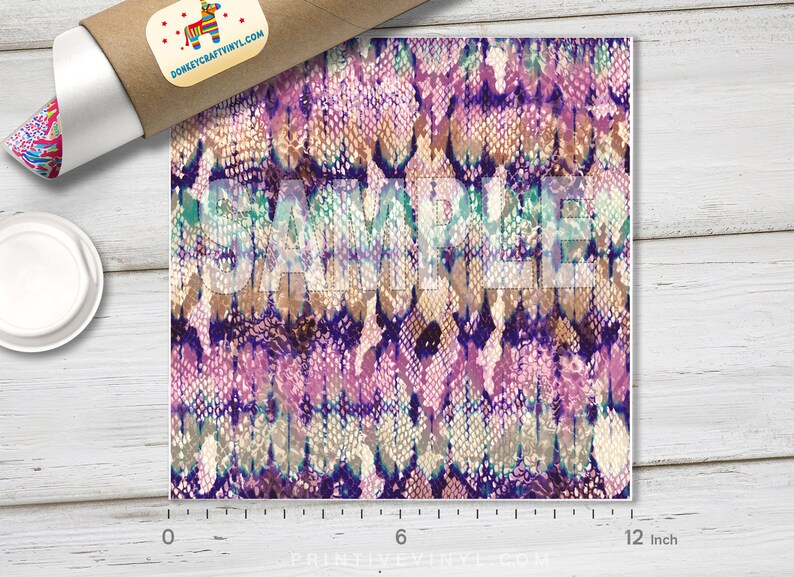 Patterned Vinyl Python Skin Snake Lizard Skin Printed HTV - Etsy