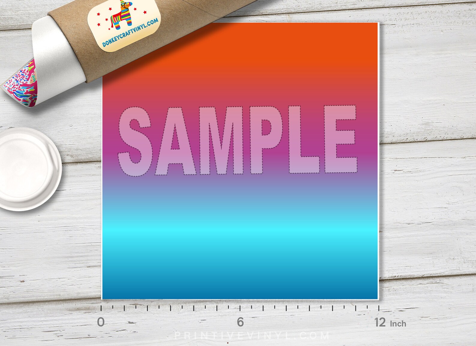 Patterned Vinyl | Ombre Pattern Printed HTV, Iron on Vinyl, Faux ...