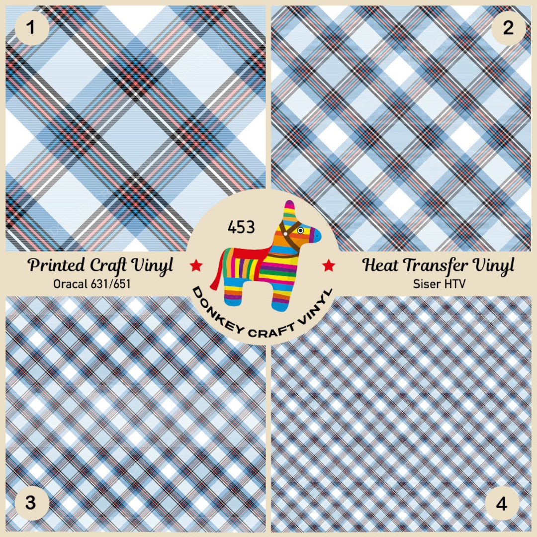 Tartan Plaid Printed HTV, Pattern HTV, Iron on Vinyl, Glitter Htv ...