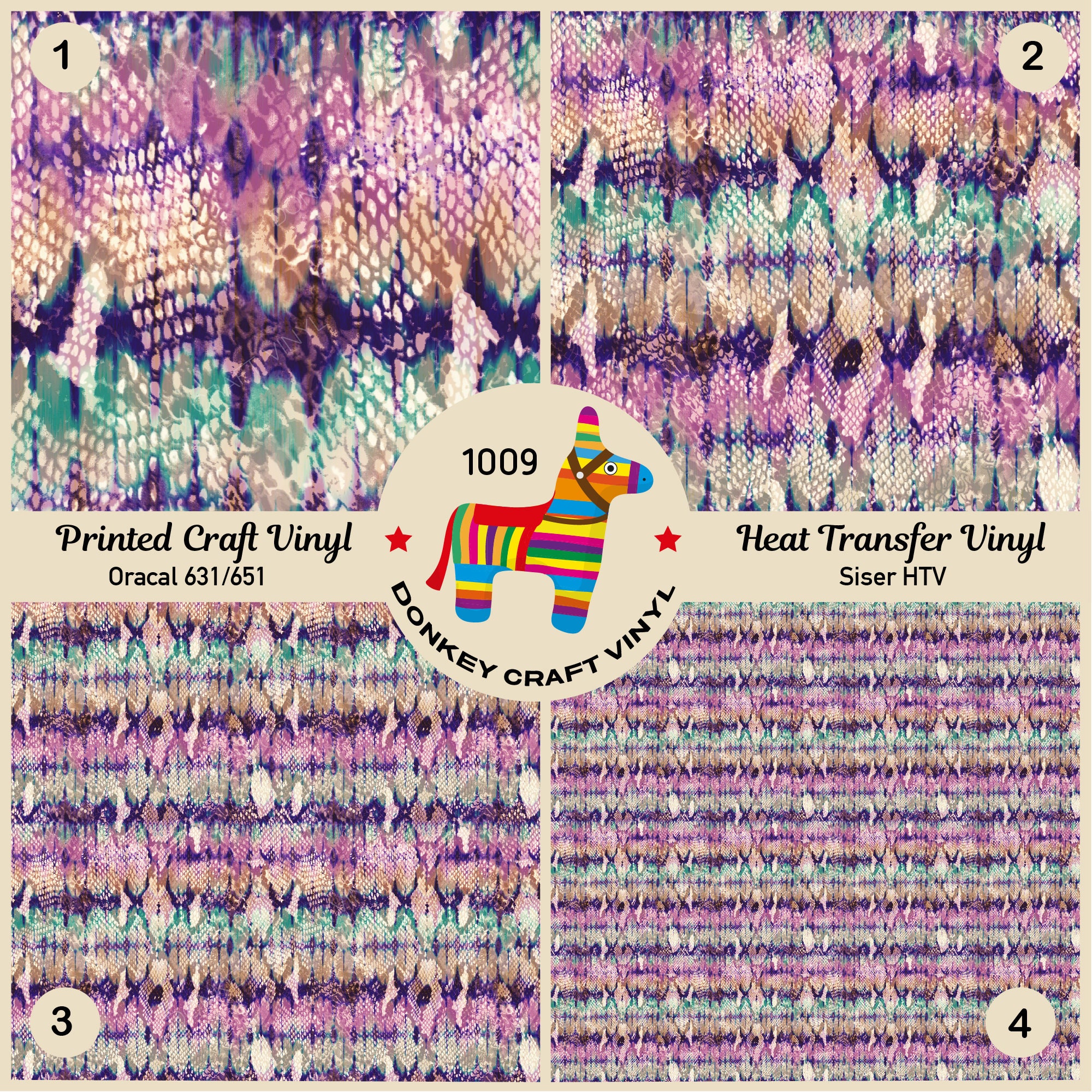 Patterned Vinyl Python skin Snake Lizard Skin Printed HTV | Etsy