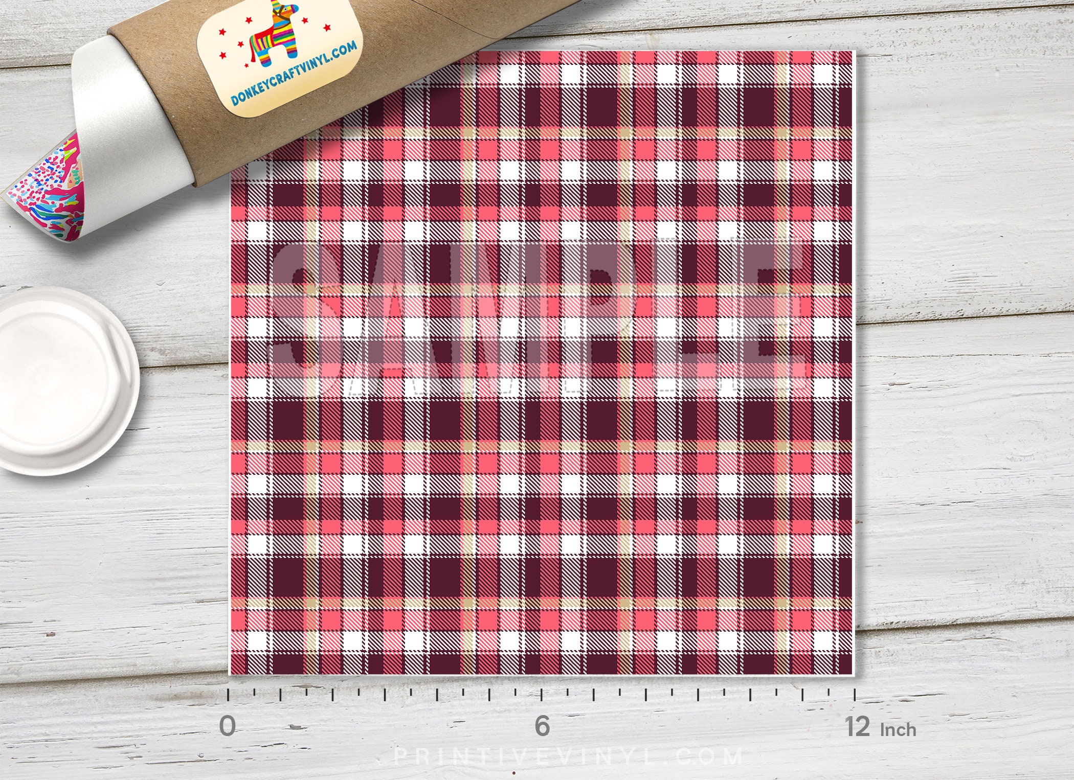 Checkerd Plaid plaid printed HTV Pattern Vinyl Pattern HTV | Etsy