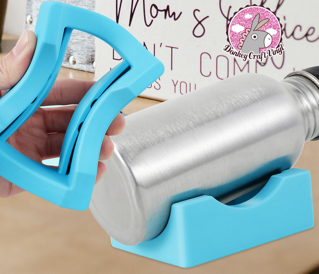 Tumbler Cradle Holder for Crafts, Silicone Non-slip Cup Holder for ...