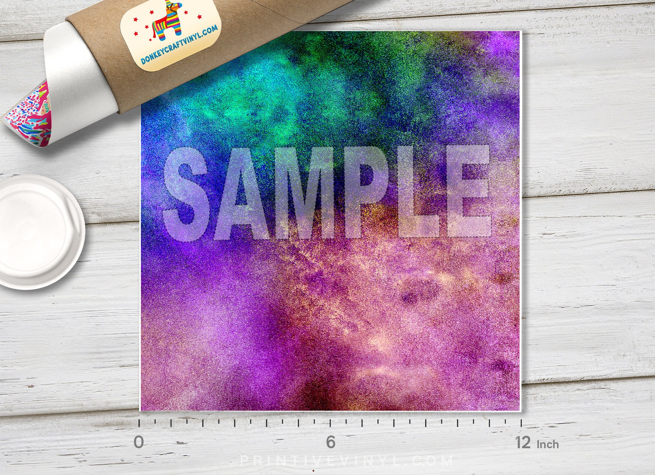 Abstract Watercolor Colorful Printed HTV Pattern Vinyl Siser | Etsy