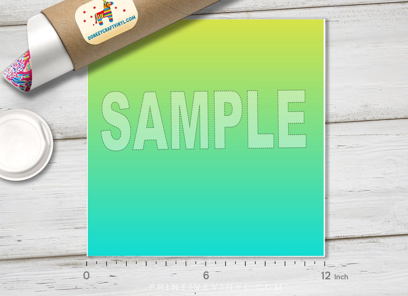 Patterned Vinyl | Soft Color Gradient Ombre Pattern Printed HTV, Iron ...