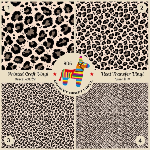 Cheetah Puff Vinyl - Etsy