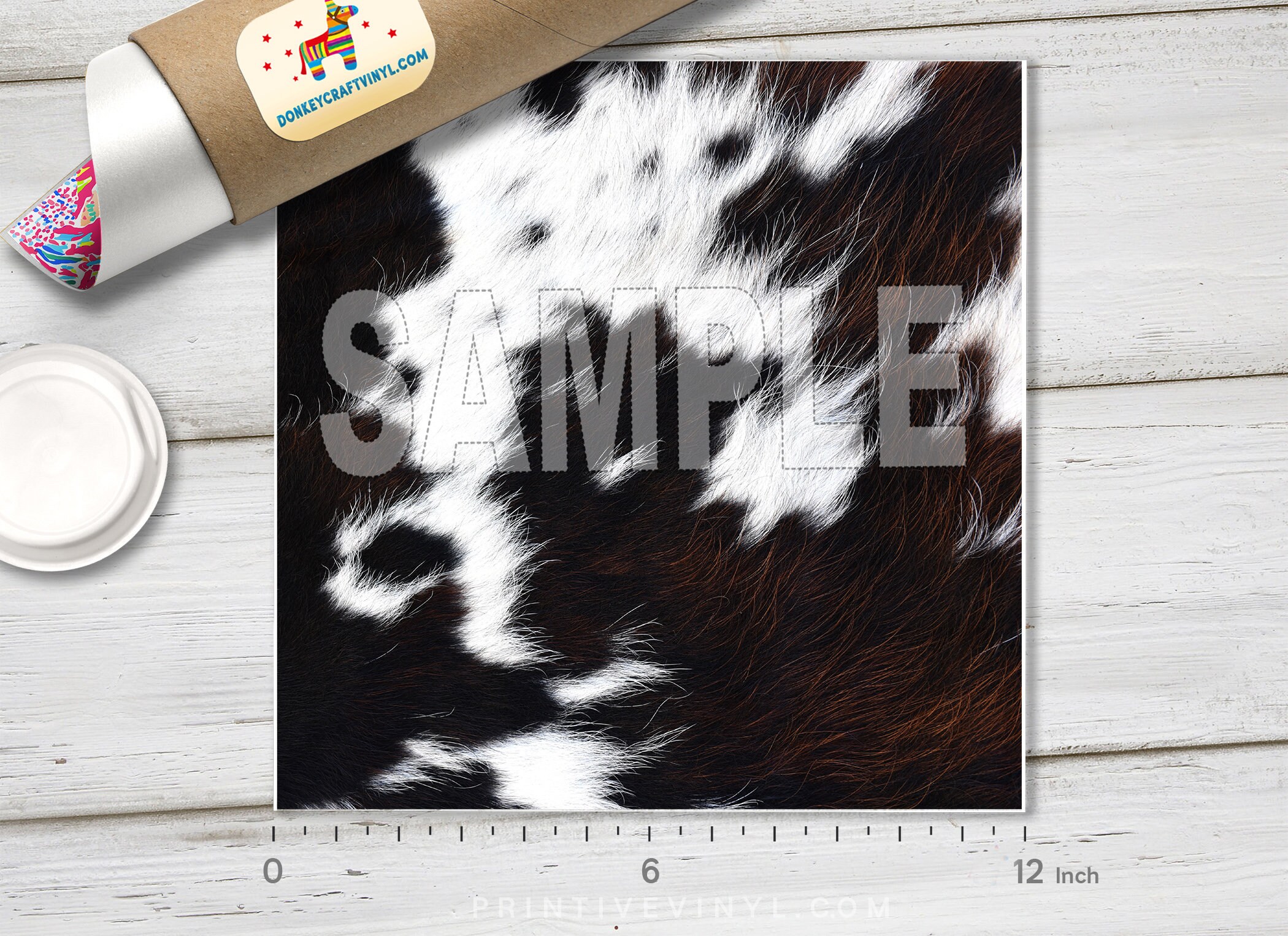 Patterned Vinyl | Cowhide Printed HTV, Animal Print, Adhesive Craft ...