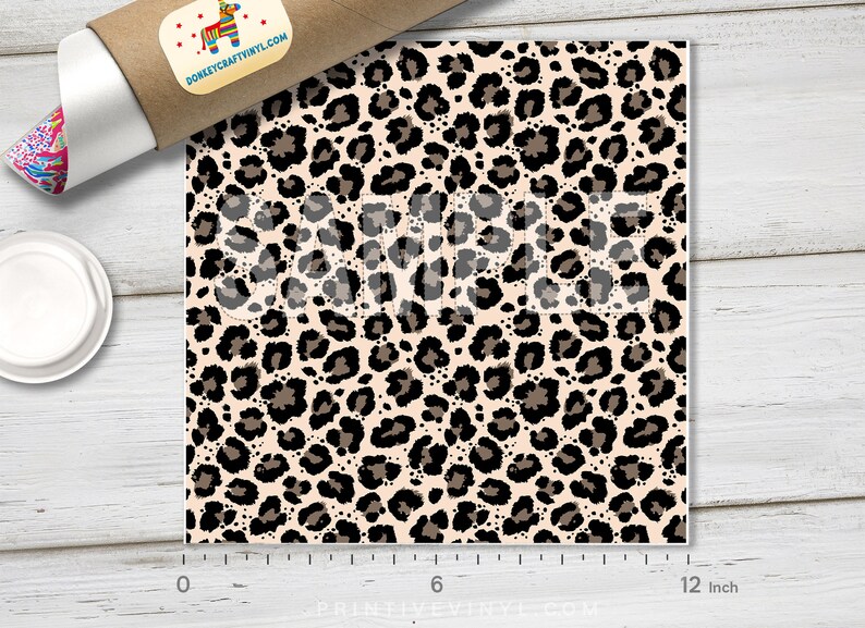 Leopard Cheetah Animal Printed HTV, Patterned Vinyl, Iron on Vinyl ...