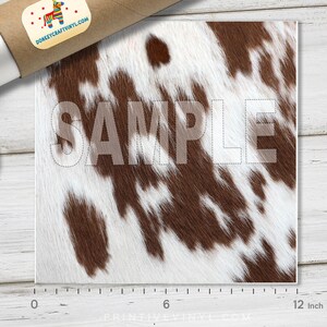 Patterned Vinyl | Cowhide Printed HTV, Animal Print,adhesive Craft ...
