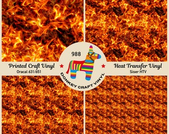 Blue Flame Vinyl Heat Transfer Vinyl or Adhesive Vinyl Heat - Etsy