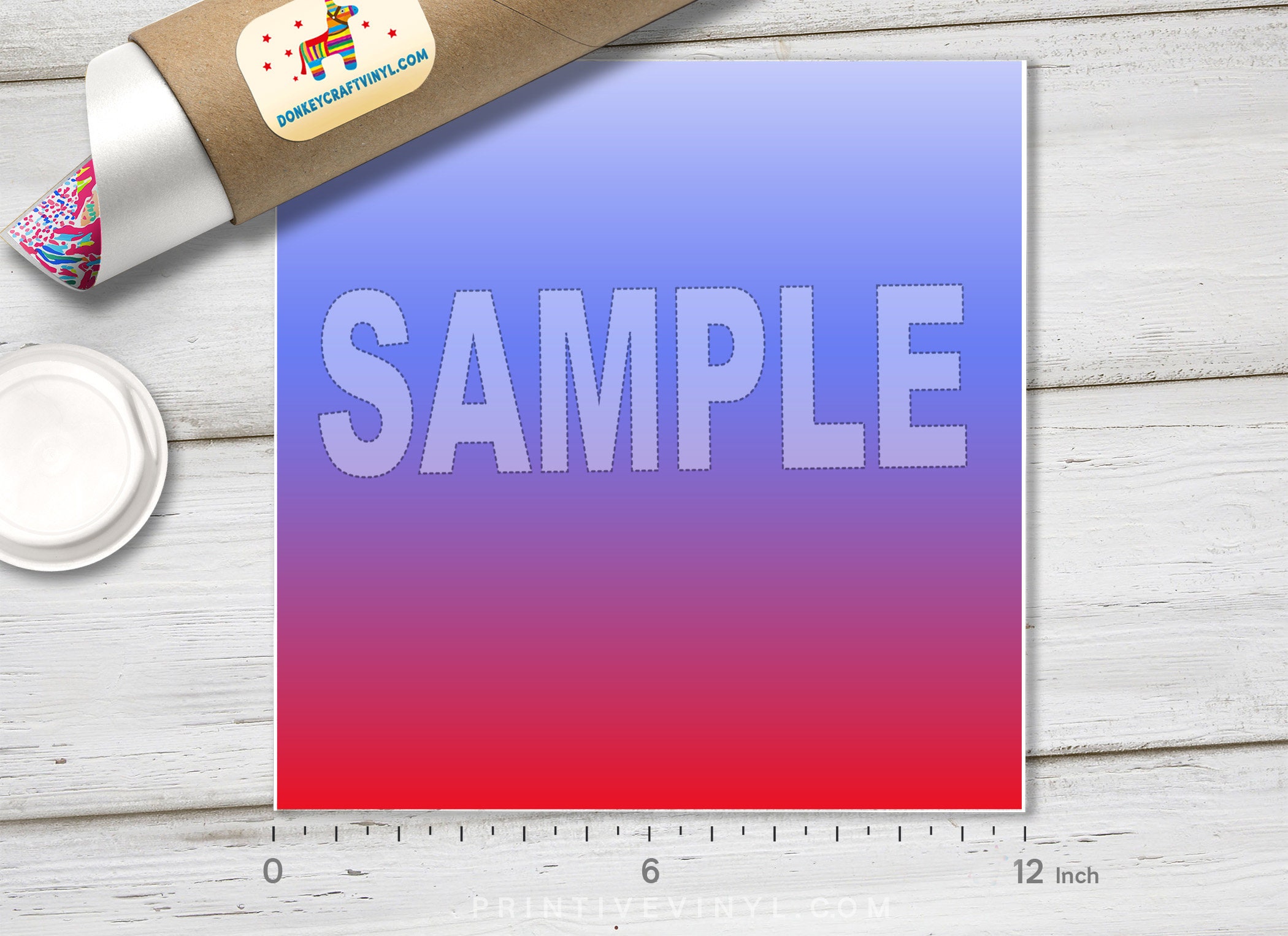 Patterned Vinyl | Soft Color Gradient Ombre Pattern Printed HTV, Iron ...