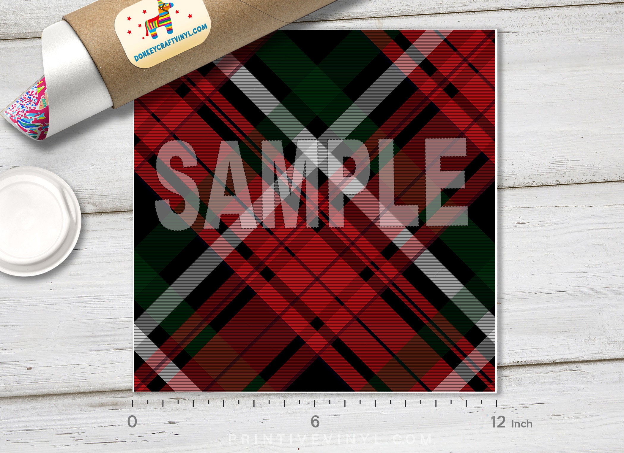 Tartan Plaid Printed HTV Pattern HTV Pattern Vinyl Iron on - Etsy