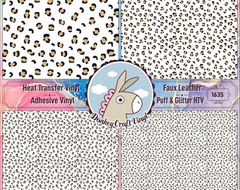 Pink Leopard Printed Heat Transfer Vinyl or Adhesive Vinyl, Pattern ...