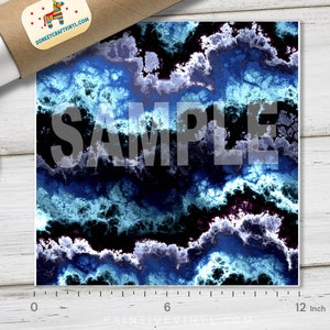 Blue Marble Printed HTV, Pattern Vinyl, Patterned HTV, Iron on Vinyl ...