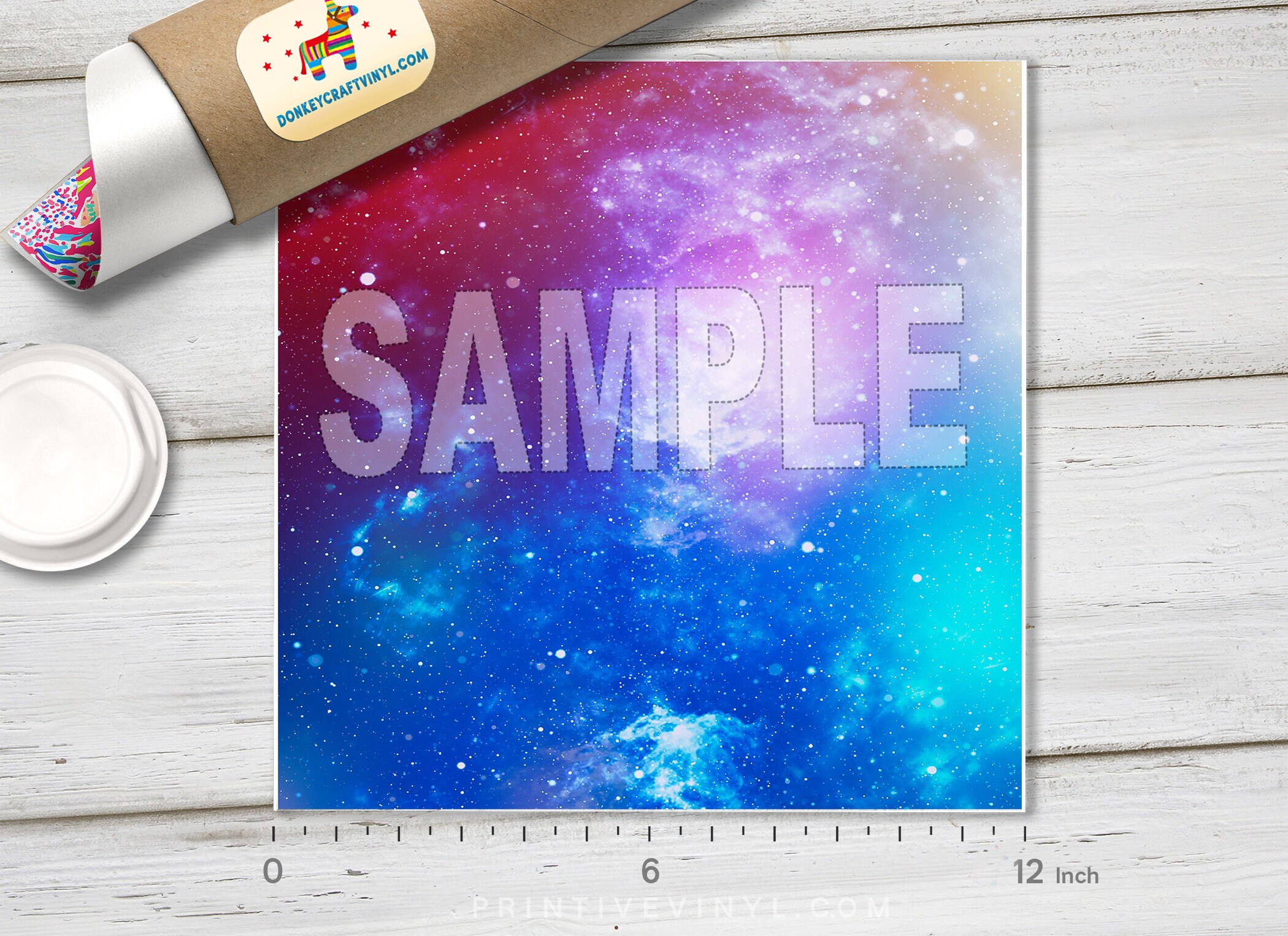 Galaxy Starry Night Sky Nebula Printed HTV Pattern Vinyl | Etsy