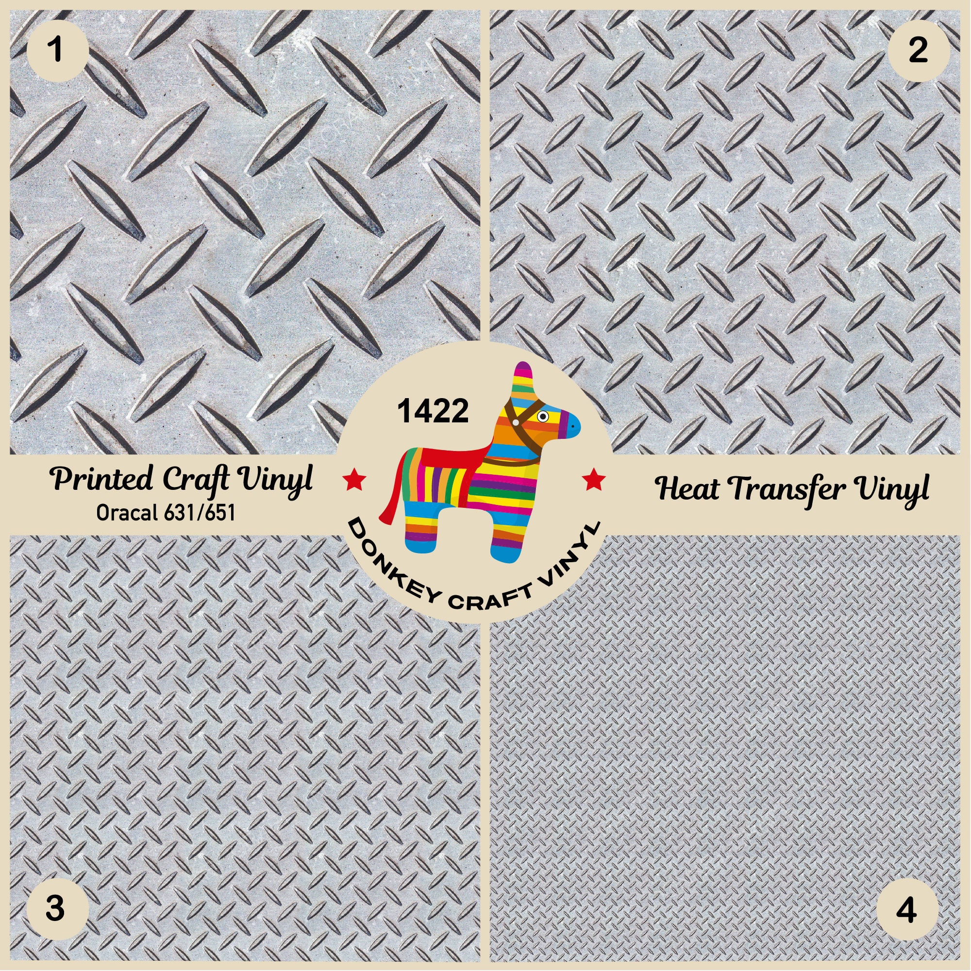 Distressed Diamond Metal Floor Plate Printed Vinyl Pattern - Etsy