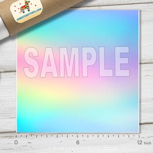 Ombre Gradient Printed HTV, Pattern Vinyl, Iron on Vinyl, Faux Leather ...