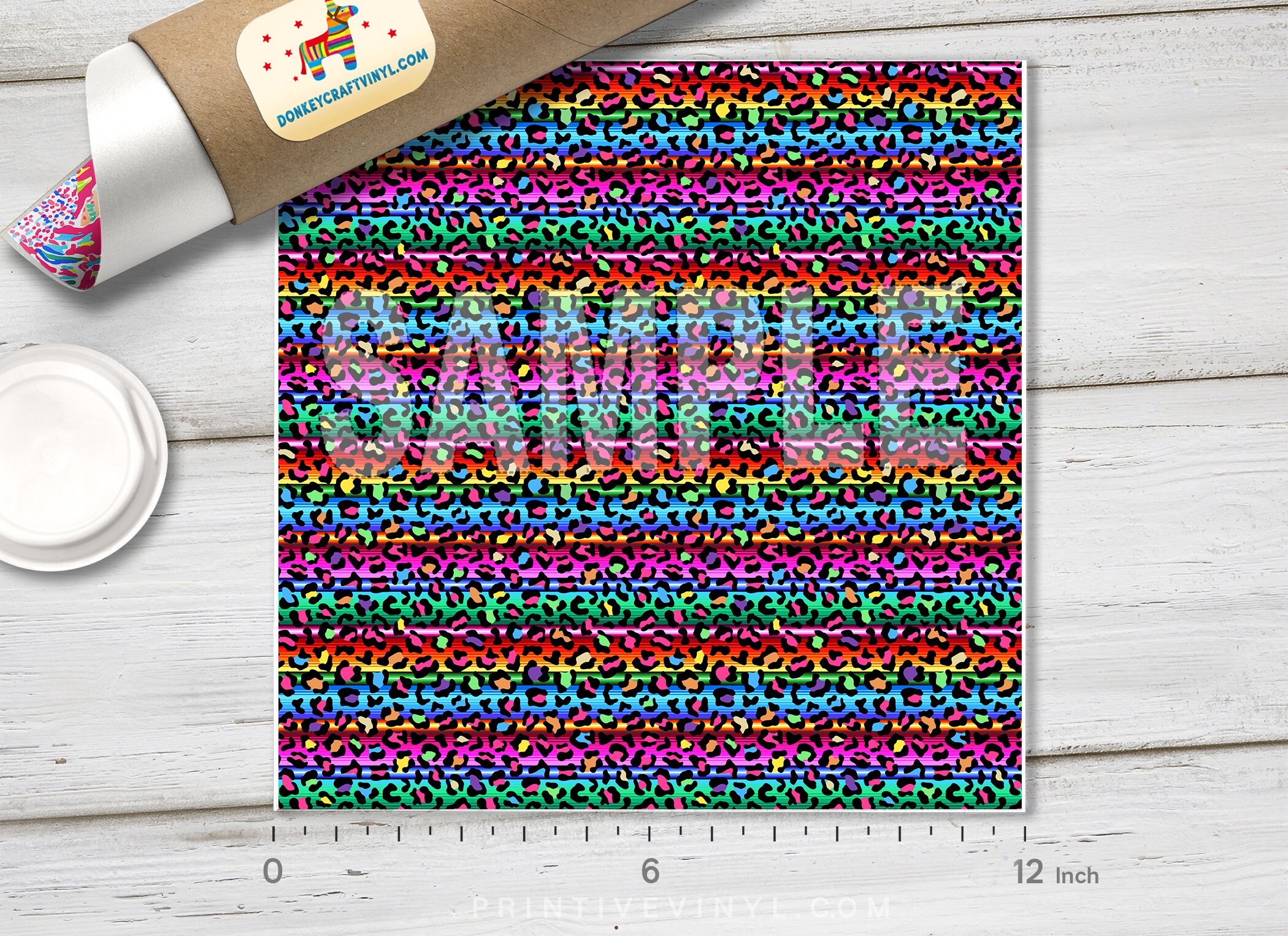 Leopard Serape Printed HTV, Patterned Vinyl, Glitter Iron on Vinyl ...
