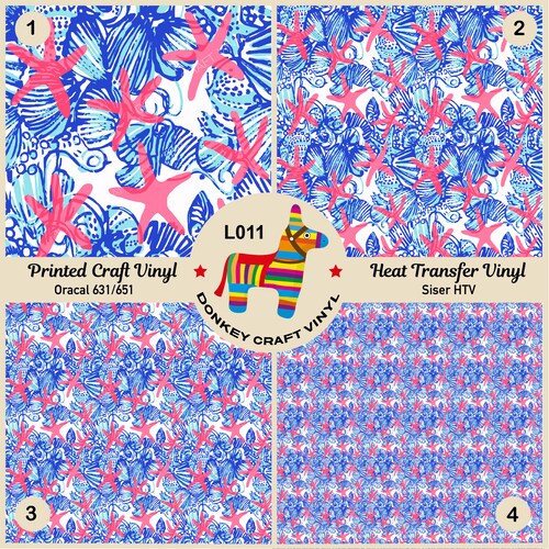 Patterned Vinyl Summer Leopard Printed HTV Oracal | Etsy