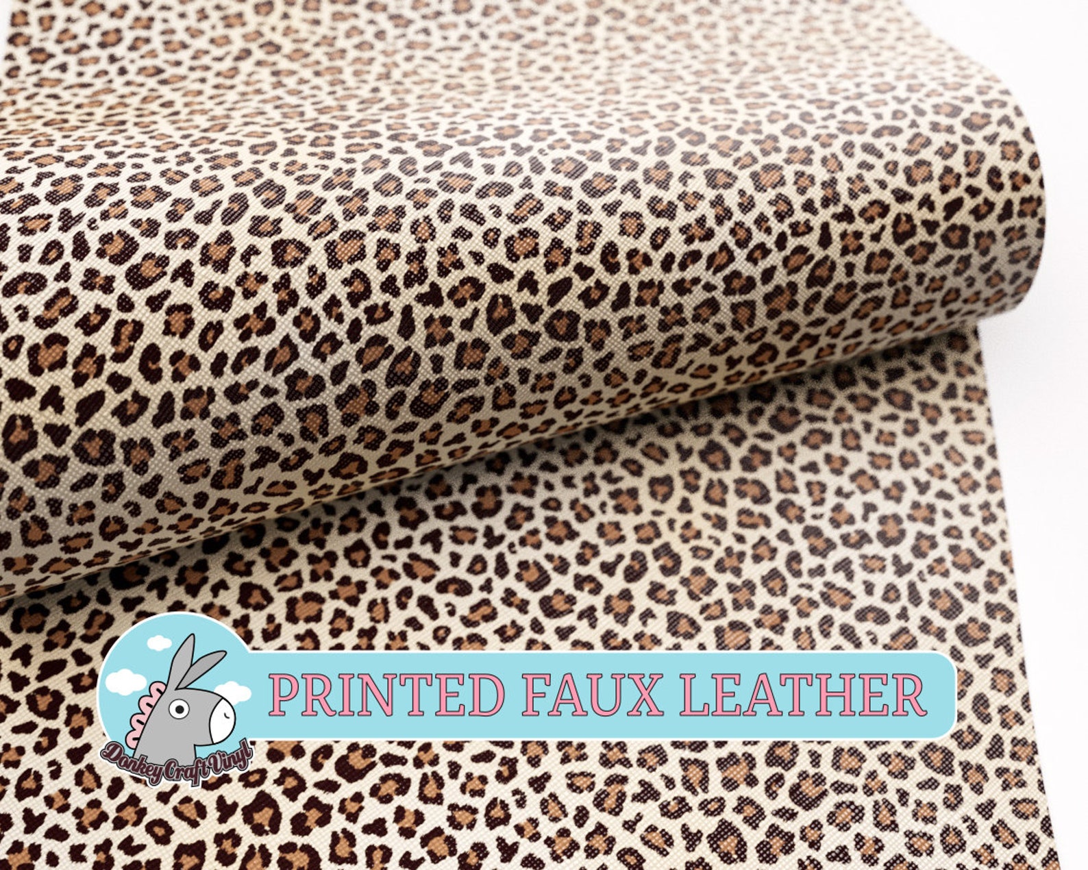 Patterned Vinyl Summer Leopard Printed HTV Printed Faux - Etsy